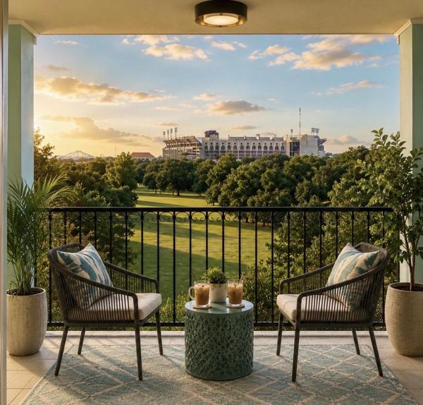 The Fifteen Overlook- Lsu Tiger Stadium Views - 배턴루지