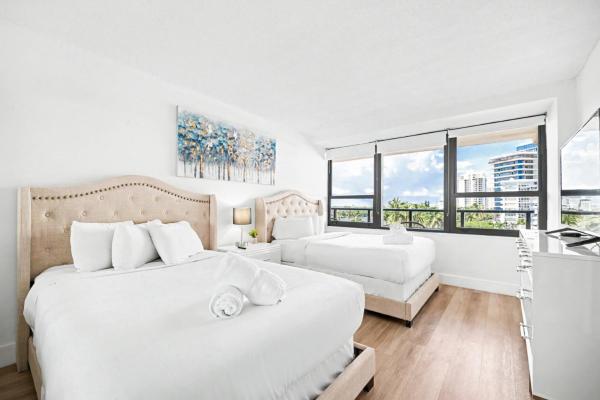 Huge 2bd Condo With Beach Service 720 - Miami Beach