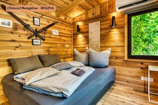 Henrys Tiny Houses - Cottage Inge Oder Bungalow Regina Mit Glamping Zelt Im Sommer - Ruhig, Garten, Talblick, Natur - ヴュルツブルク