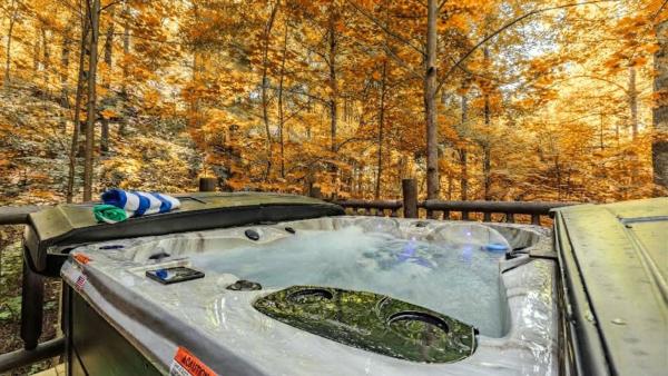 Cedar Hollow- Romantic Escape For 2, Views, Hot Tub, Sauna & Dogs - Gatlinburg