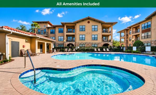 Bella Piazza Resort Condo Near Disney Orlando 3 Bed 3 Bath , Pool & Hot Tub ! - Davenport, FL