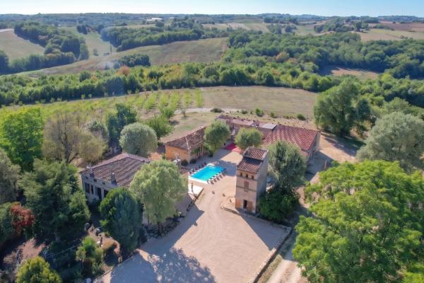 So Villa Vazerac 82 - Piscine Chauffee - Basket - 2h De Toulouse - 30p - Lauzerte
