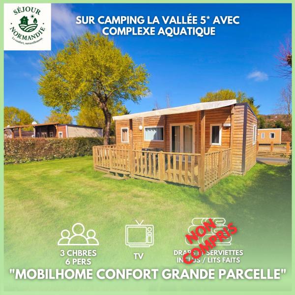 Séjour Normandie - Houlgate - Mobilhome Basic 3ch-6p Avec Tv - Camping 5 éToiles - H348 - Dives-sur-Mer
