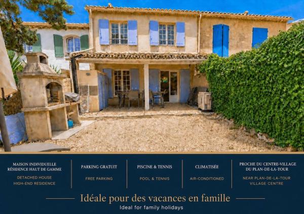 Nice Airconditioned House, Parking, Swimming Pool - La Garde-Freinet