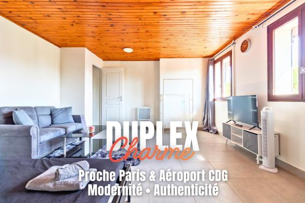 Duplex Charme - 20 Min Paris & Proche Gare - Le Bourget