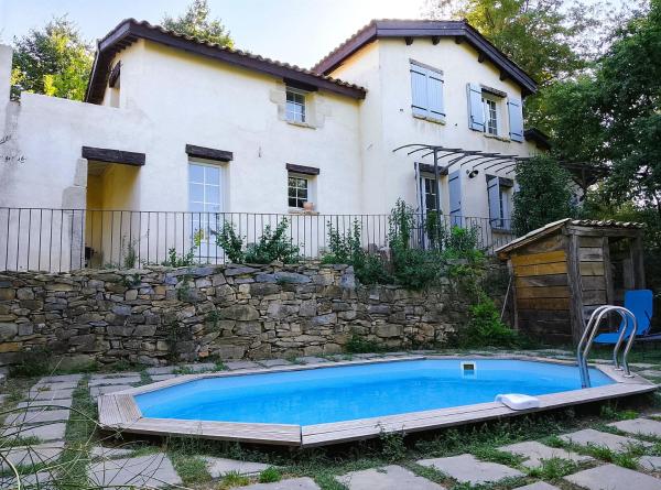 Maison De Charme Avec Piscine Sans Vis à Vis Dans Jardin Clos Proche Aubenas Vals Et Activité Nature - Ardèche
