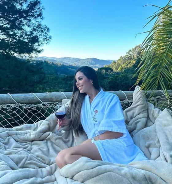 Sitio Refugio Pedra Parada Cabanas E Chales Casal E Casas Grupos - Águas Mornas