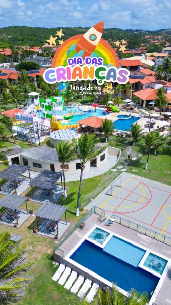 Jangadeiro Praia Hotel Resort - Parque Aquático E Pé Na Areia - Aquiraz