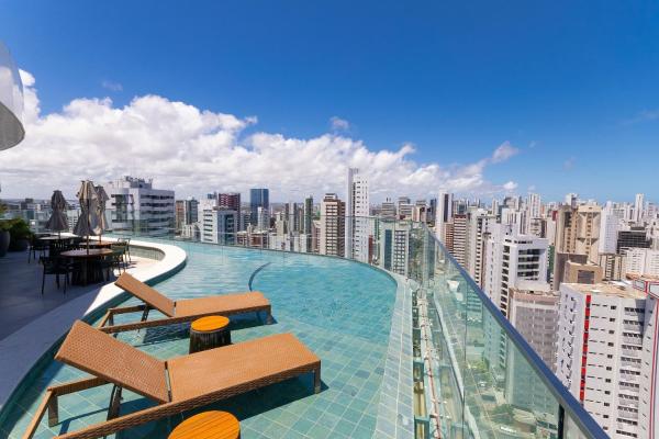 Praia De Gameleira Housi Con Piscina En La Azotea Cerca Del Shopping Recife Y De La Playa Por Carpediem - Boa Viagem