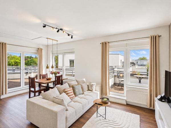 Helles Penthouse Mit Dachterrasse - Wiesbaden
