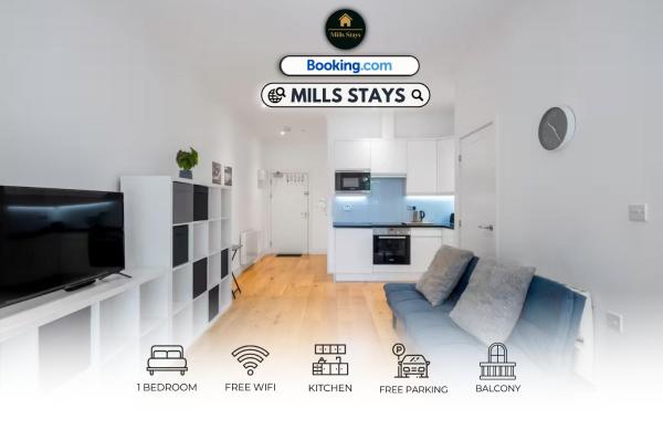 1 Bedroom Flat By Mills Stays Vacation Rental Croydon Fast Wifi & Excellent Transport Links - Bromley