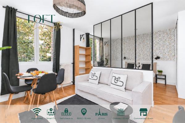 Le Lafayette - Loft Rénové - Château 10 Minutes - Château de Versailles