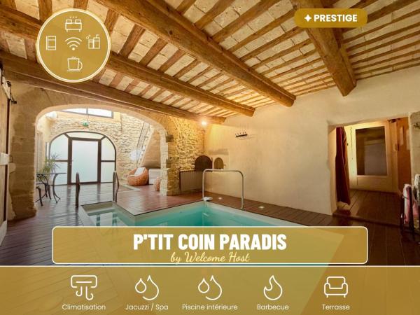 P'tit Coin Paradis , Spa Jacuzzi Piscine Chauffee - Collias