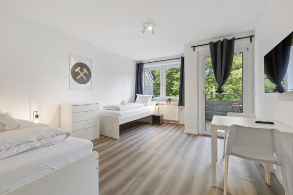 Apartment Herne Mit 2 Einzelbetten Und Balkon - Herne