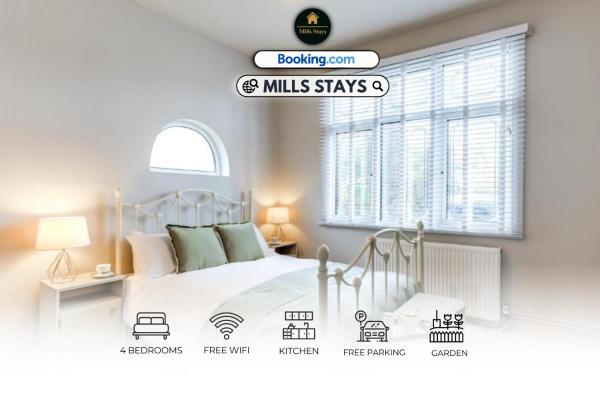 Spacious 4br House By Mills Stays Contractors Accommodation Wickford With Free Parking & Free Wifi - Westcliff-on-Sea