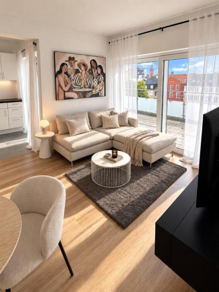 Zentrales Penthouse Mit Großer Dachterrasse Und Domblick Parkplatz Inklusive - Paderborn