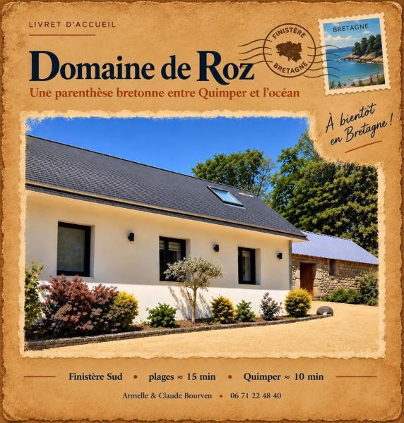 At Domaine De Roz, A 2-star Cottage, Between Land And Sea - Quimper
