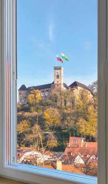 Bela & Vista Penthouse Ljubljana - Castle View In Old Town - Ljubljana