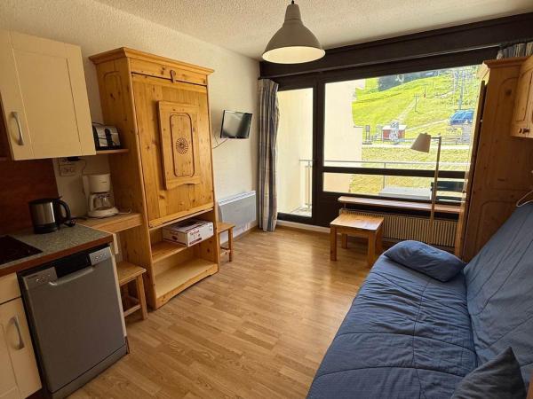 Studio Cabine Au Pied Des Pistes Avec Balcon, 4 Couchages - Les Adrets