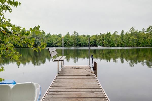 Waterfront Escape! Lake Arrowhead Home W/ Fire Pit - Limerick, ME