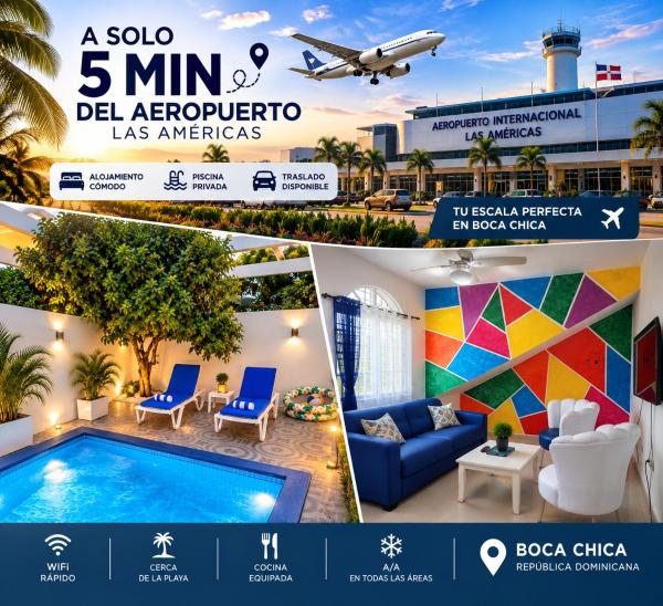 A 5 Min Del Aeropuerto, Villa Privada Con Piscina - Dominican Republic