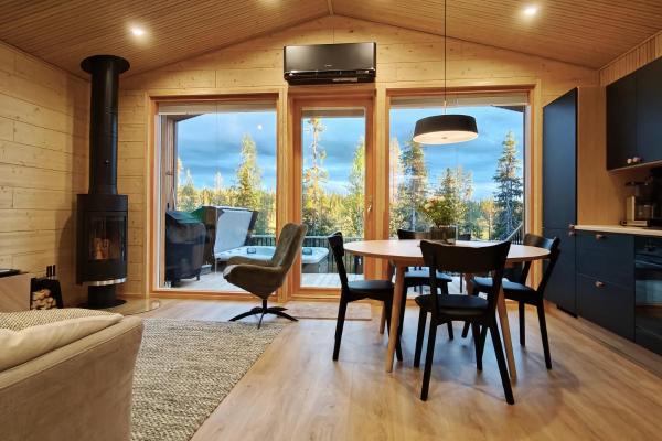 Peaceful Cabin With Hot Tub And Nature Views, Villa Lakeside Ruka - Kuusamo