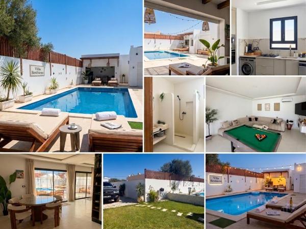 Villa Benbienn Piscine Iptv Billard Américain Wifi Illimité Très Bon Emplacement - Djerba