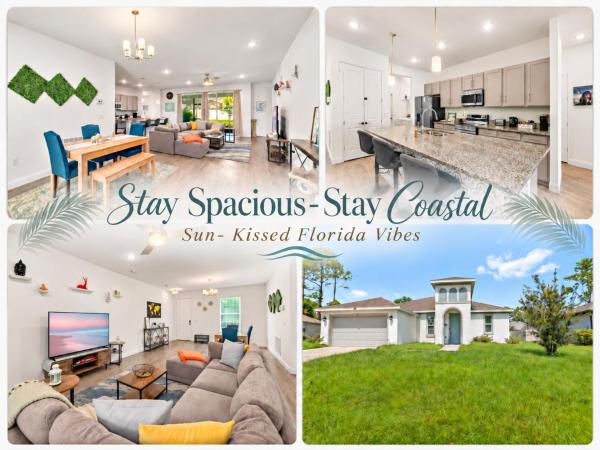 Luxury King Suite, 3br 2ba, Beach Vibe, Top-tier Amenities, Prime Location - Flagler Beach, FL