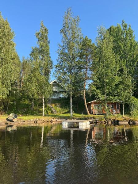 Spacious Log House With Private Beach And Sauna - Äänekoski