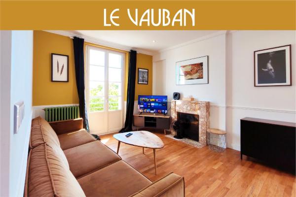 Le Vauban - Charmant - 2 Chambres - Parking Privé - Centre-ville - Auxerre