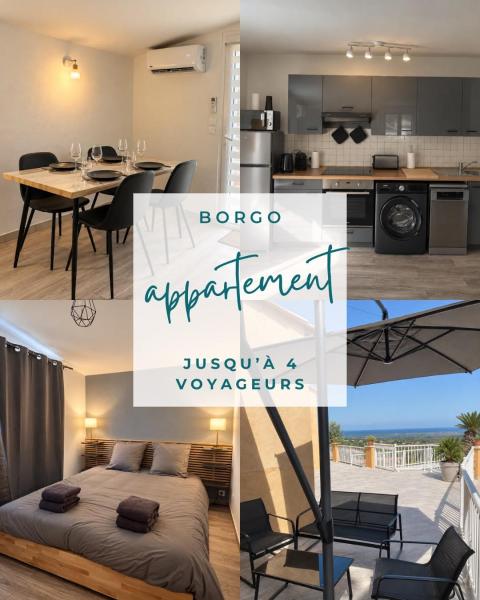 Appartement T2 Tout Confort, Entre Mer Et Montagne - Borgo