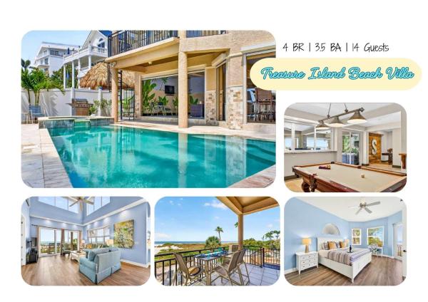 Treasure Island Beach Villa - Treasure Island, FL