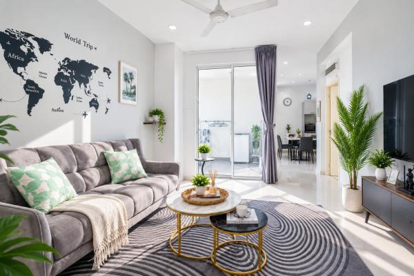 High Floor Partial Seaview 2br Suite Near Gurney Mansion One 26 - George Town