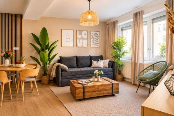 Happy Place - Zentrales City Apartment Mit Küche - Modern, Gemütlich, Alles Fußläufig - Paderborn