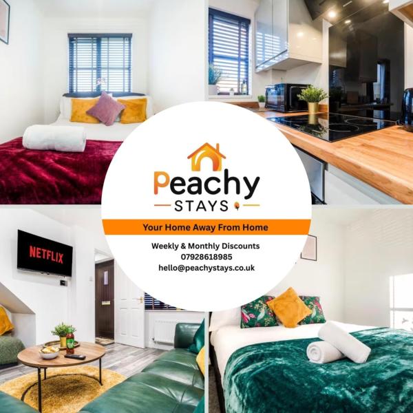 2 Bed House, Sleeps 5, 10 Mins From City, Parking, Garden, Perfect For Contractors, Tourists, Business, Travel, Short & Long Stays Welcome, Great Rates Available At Peachy Stays - Wilford - Nottingham