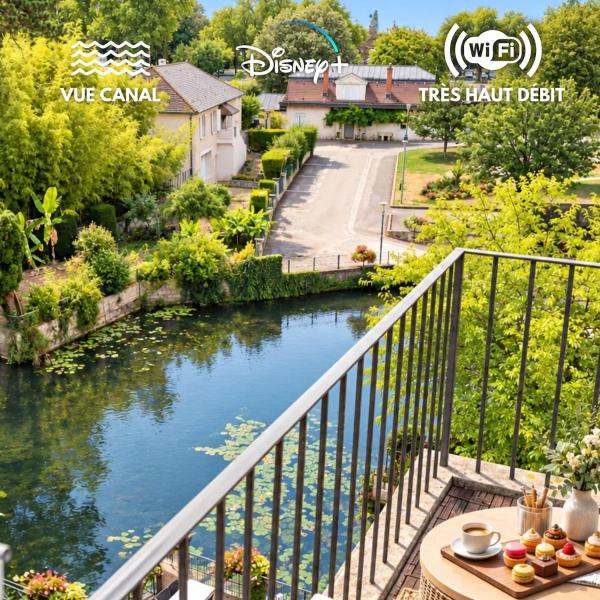 Le Double R - Rooftop - Air Conditioning - Canal View - Dole