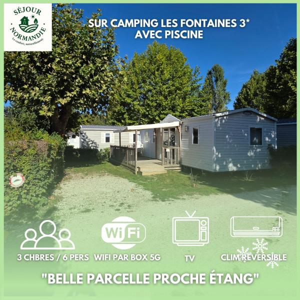 Séjour Normandie - Mobilhome Premium 3ch-6p Avec Clim-tv-wifi Dans L'eure - 417 - Anet