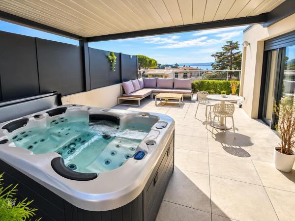 L'hippy Chic Jacuzzi Superbe Vue éTang De Thau - Mèze
