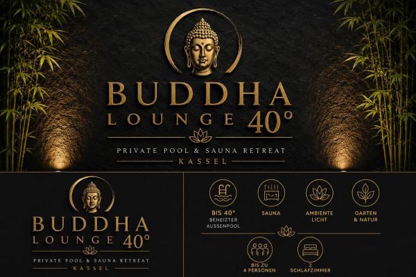 Buddha Lounge 40 - Private Pool & Sauna Retreat Kassel - Kassel