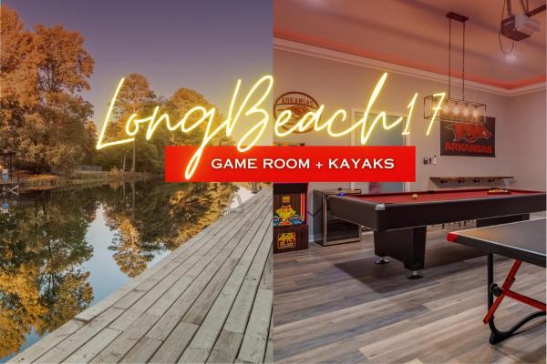 Lakefront Oasis With Game Room! - Lake Hamilton, AR