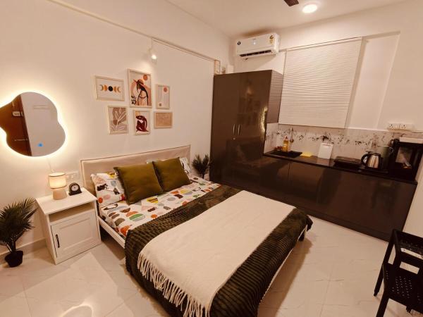 Luxury Studio Walkable To 100ft Road In A New Flat - Bengaluru