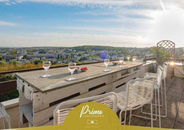 Le Bloy - Grande Terrasse, Proche Paris - ibis Clamart Paris Velizy