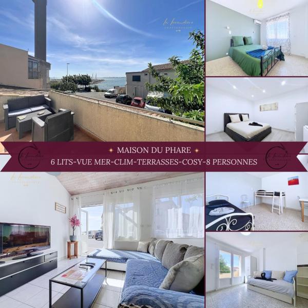 Maison Du Phare - Vue Mer, Clim, 8 Personnes, 6 Lits - Fos-sur-Mer