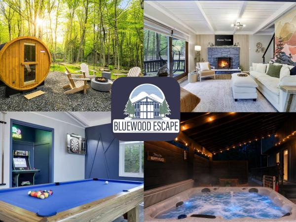 Bluewood Escape, Sauna, Hot Tub, Game Room - Mount Pocono, PA