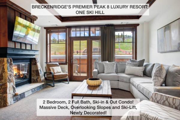 Exclusive Slopeside Luxury At Peak 8, Ski In-ski Out With Hot Tub And Pools - 브레켄리지