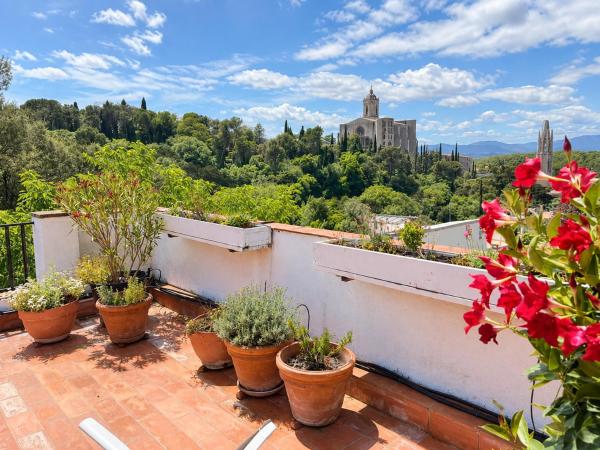Apartamento Con Increíbles Vistas Y Terraza - ジローナ