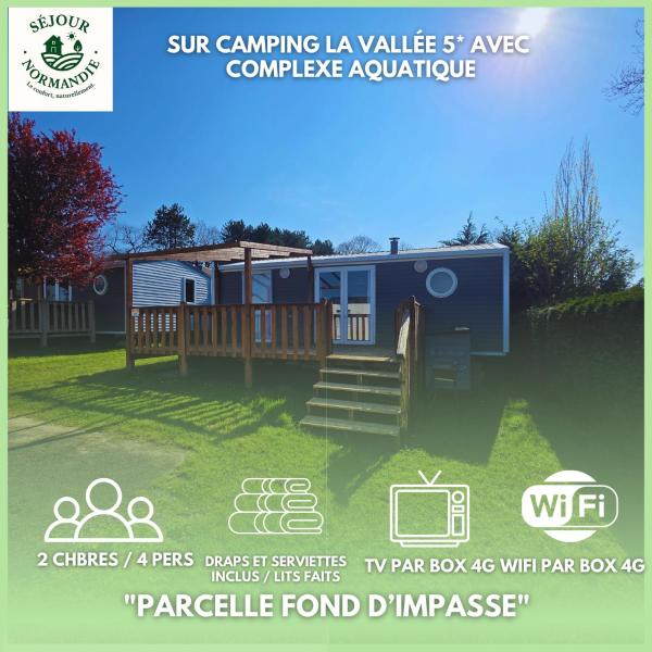 Séjour Normandie - Houlgate - Mobilhome Confort 2ch-4p Avec Wifi, Tv Et Linge - Camping 5 éToiles - H263 - Houlgate
