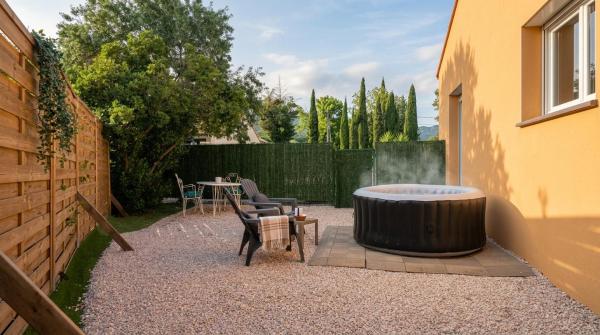 New Flat, Private Hot Tub, Garden, Ac Near Argelès Beaches - Céret