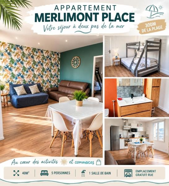 Appartement 5 Personnes à 300 M De La Mer - Stella Plage