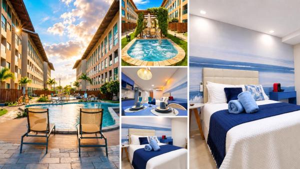 Beltrão Stay Loft Blue 3 Beds Carneiros Beach - Praia dos Carneiros